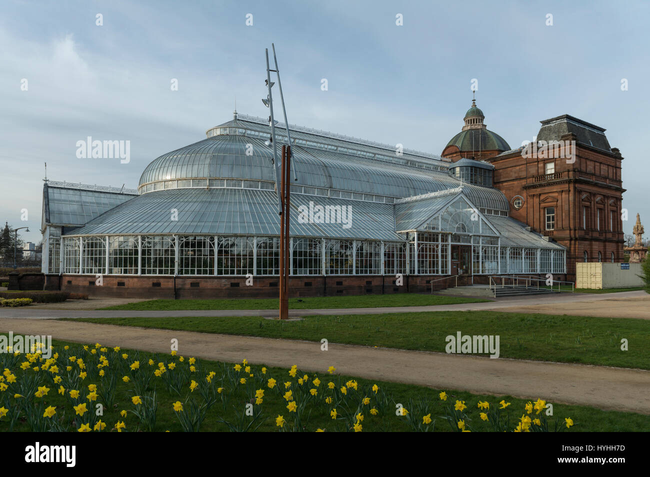 Glasgow green is park in the east end of glasgow hi-res stock ...