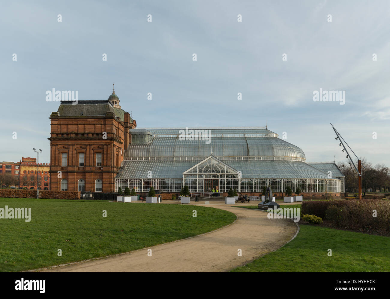 Glasgow green is park in the east end of glasgow hi-res stock ...