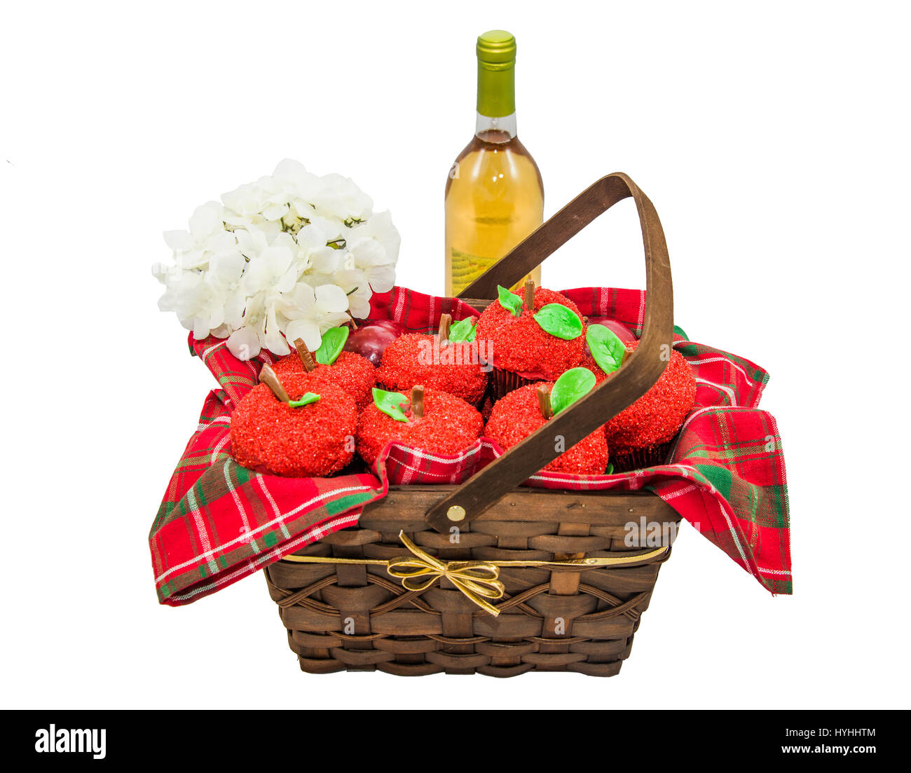 Wicker hamper Cut Out Stock Images & Pictures - Alamy