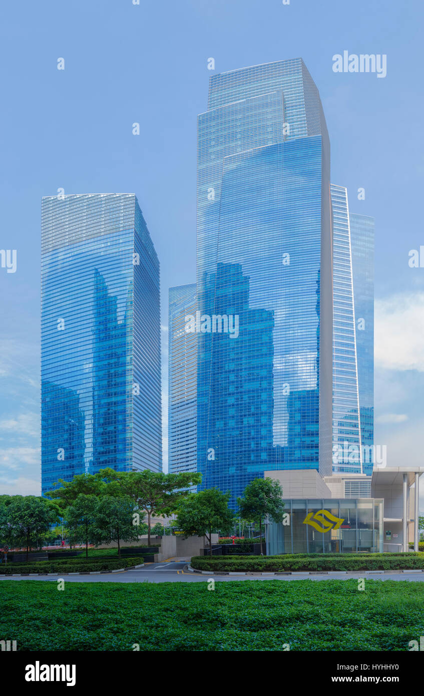Marina Bay Financial Centre towers in Singapore Stock Photo - Alamy