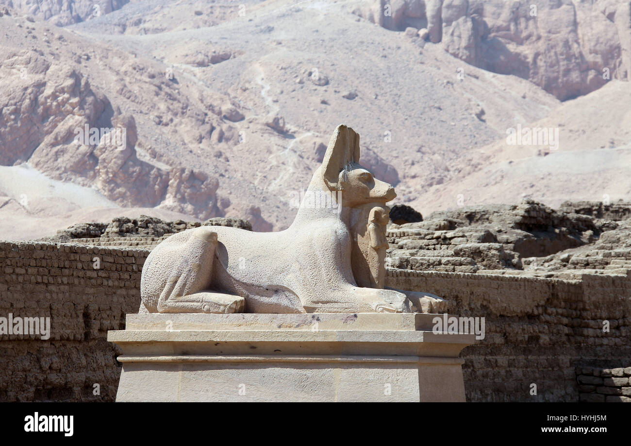 Anubis temple hi-res stock photography and images - Alamy