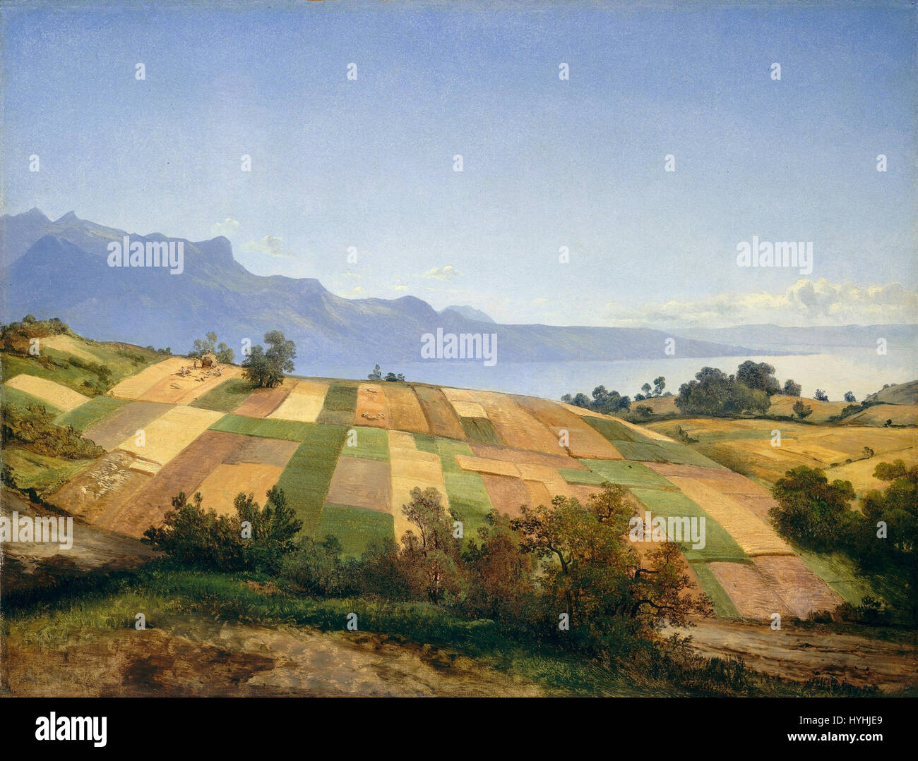 Alexandre calame landscape painting hi-res stock photography and images ...