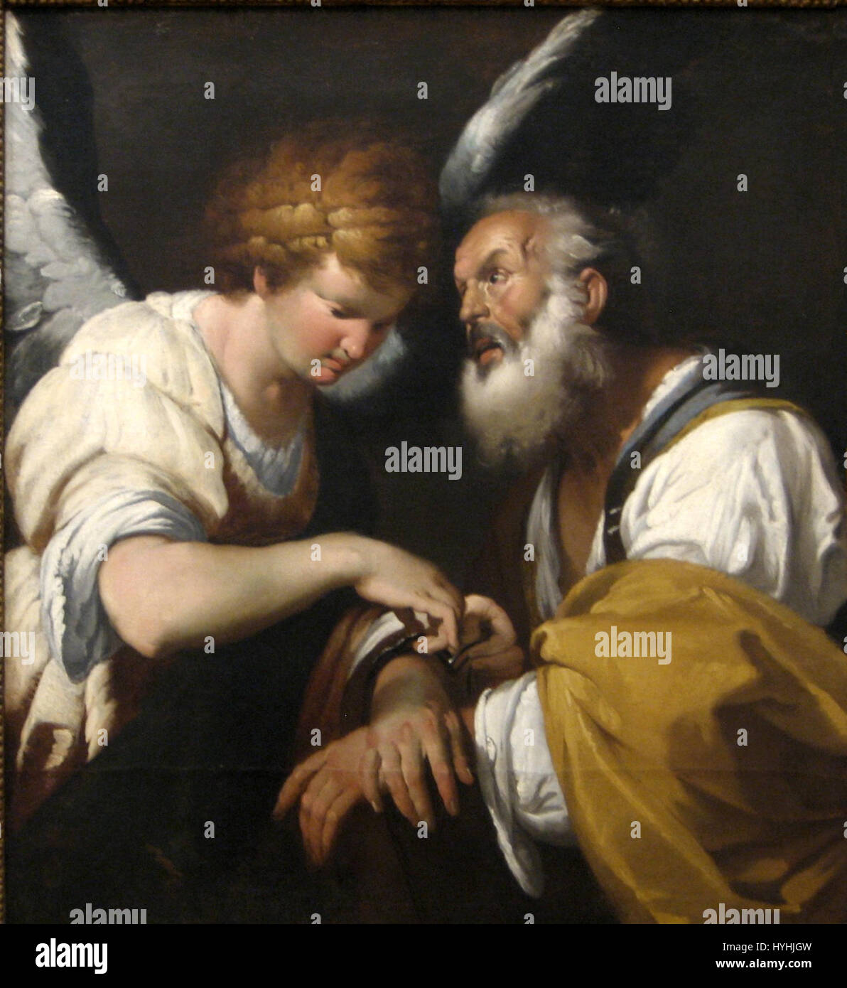 'The Release of St. Peter', oil on canvas painting by Bernardo Strozzi ...