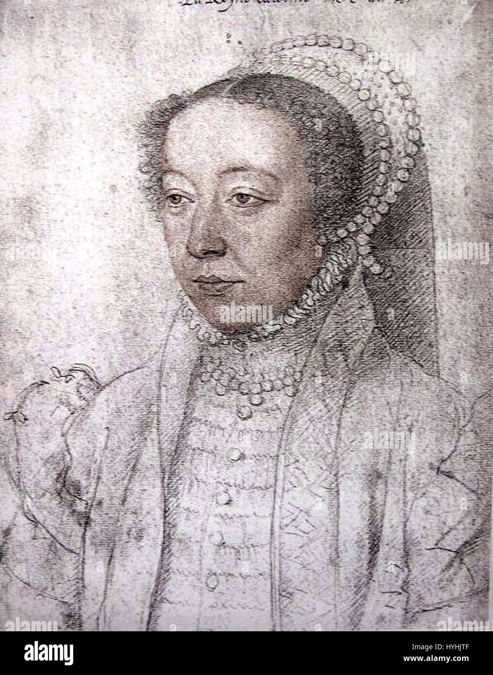 The 1555 portrait of Catherine showcases her as a significant figure in ...