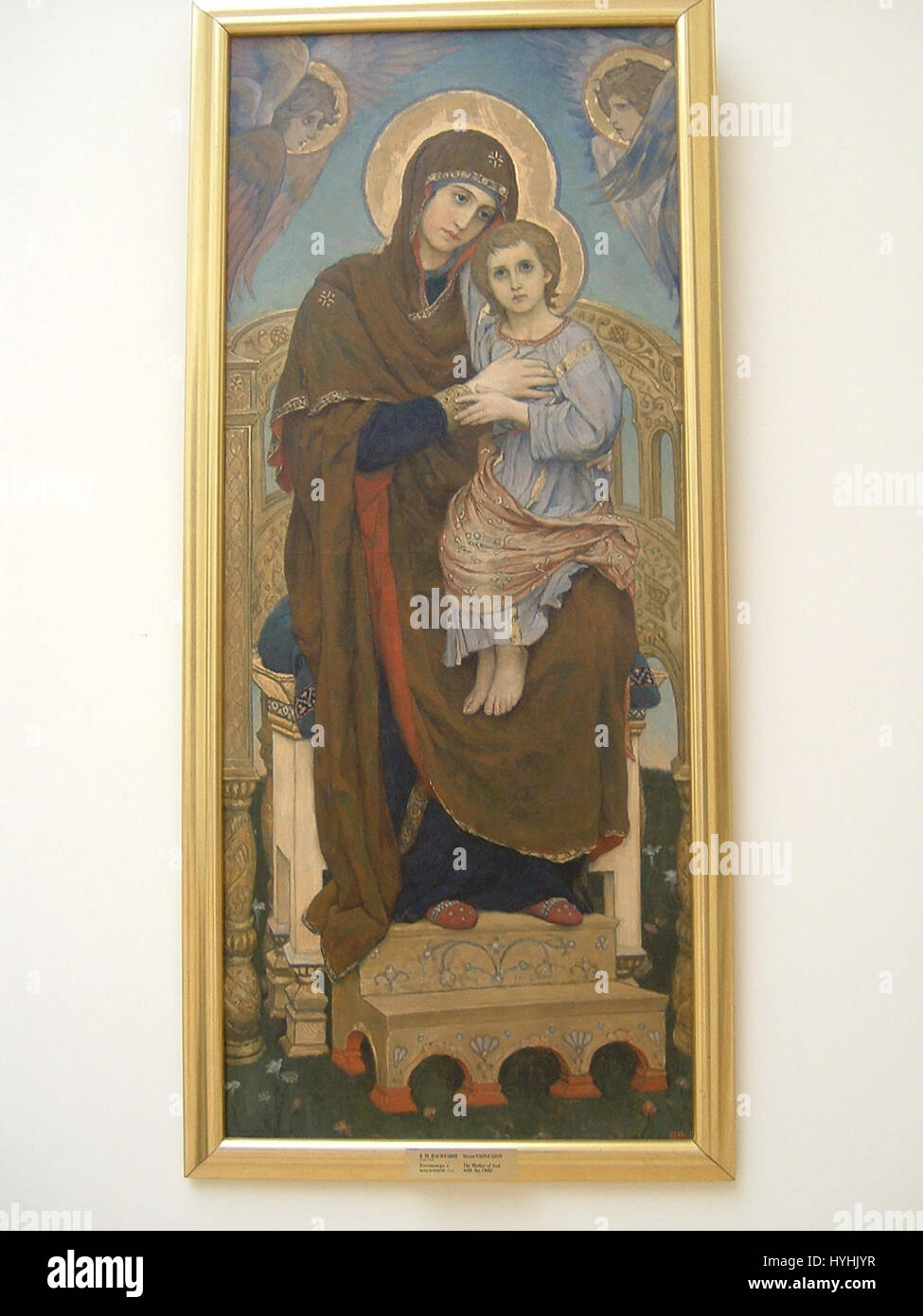 Viktor Vasnetsov's 'Madonna' is a religious painting depicting the Virgin Mary. The work ...