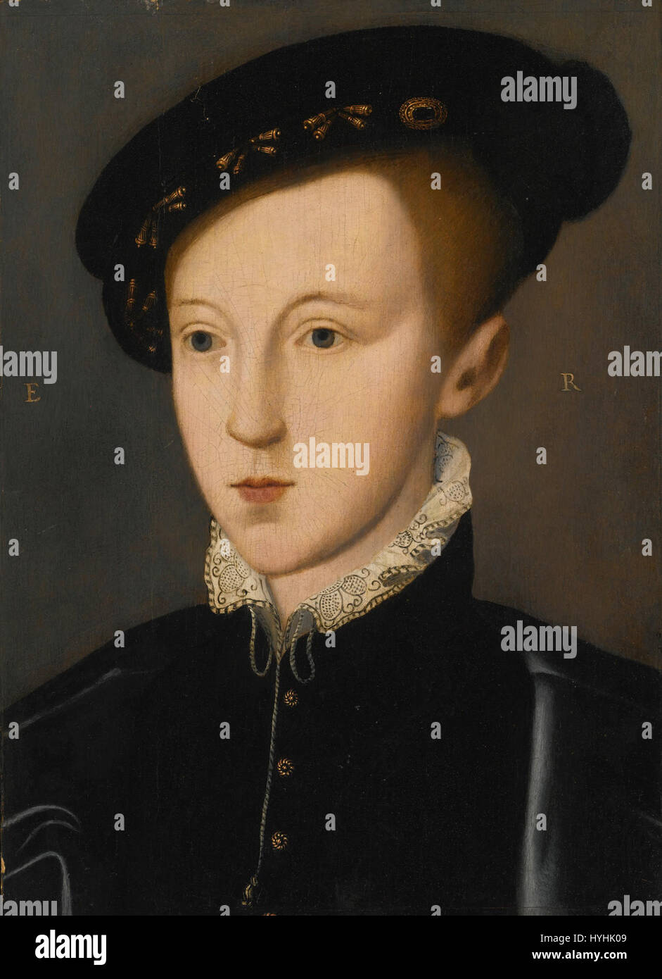 This portrait of Edward VI after Guillim Scrots shows the young king in ...