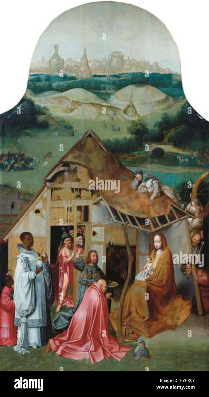 This work is a reinterpretation of Jheronimus Bosch's iconic style ...