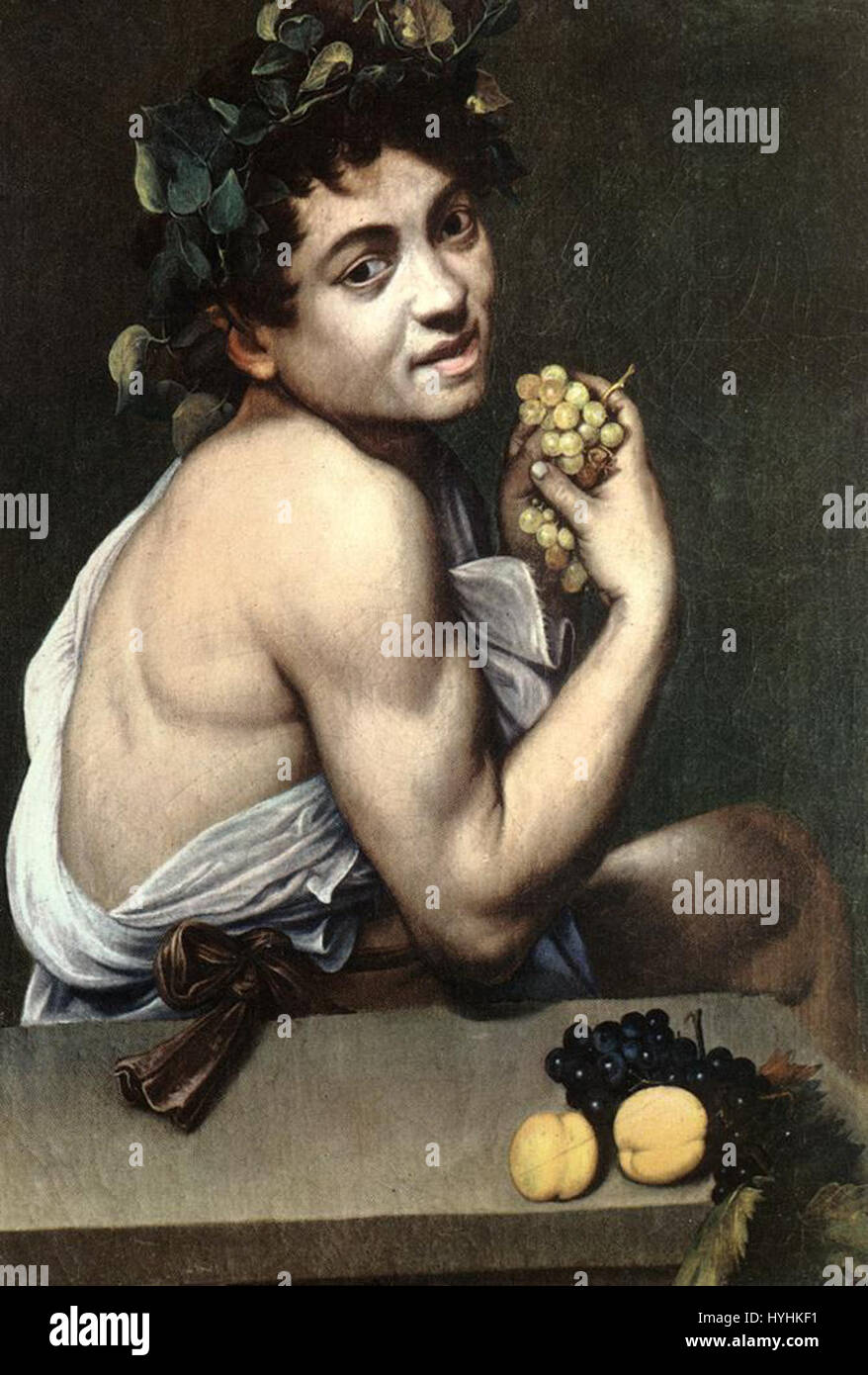 ‘Bacchino Malato’ (Sick Bacchus) by Caravaggio depicts the god Bacchus ...
