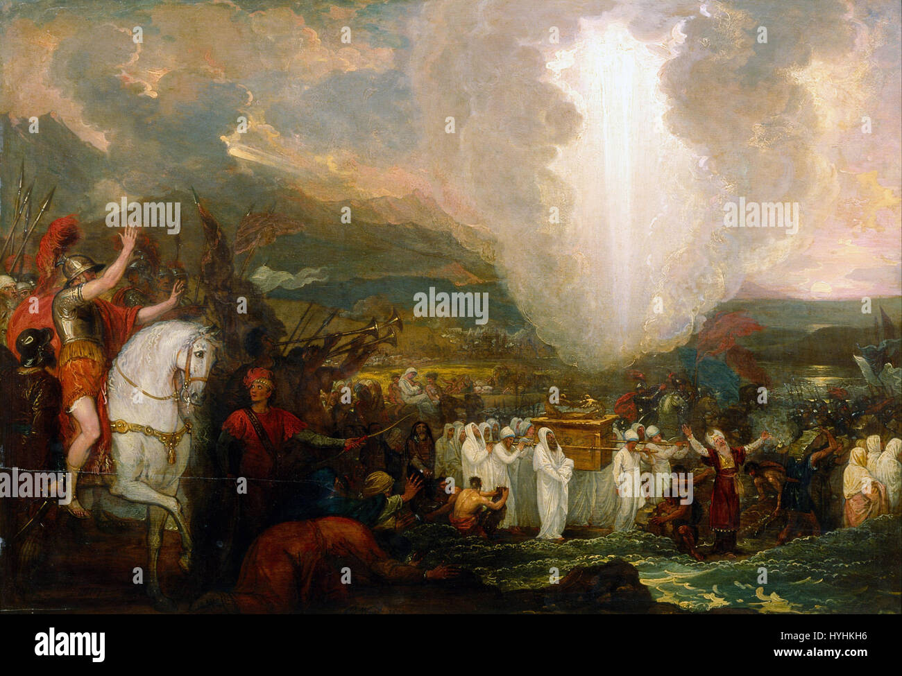 Benjamin West’s painting 'Joshua Passing the River Jordan with the Ark ...