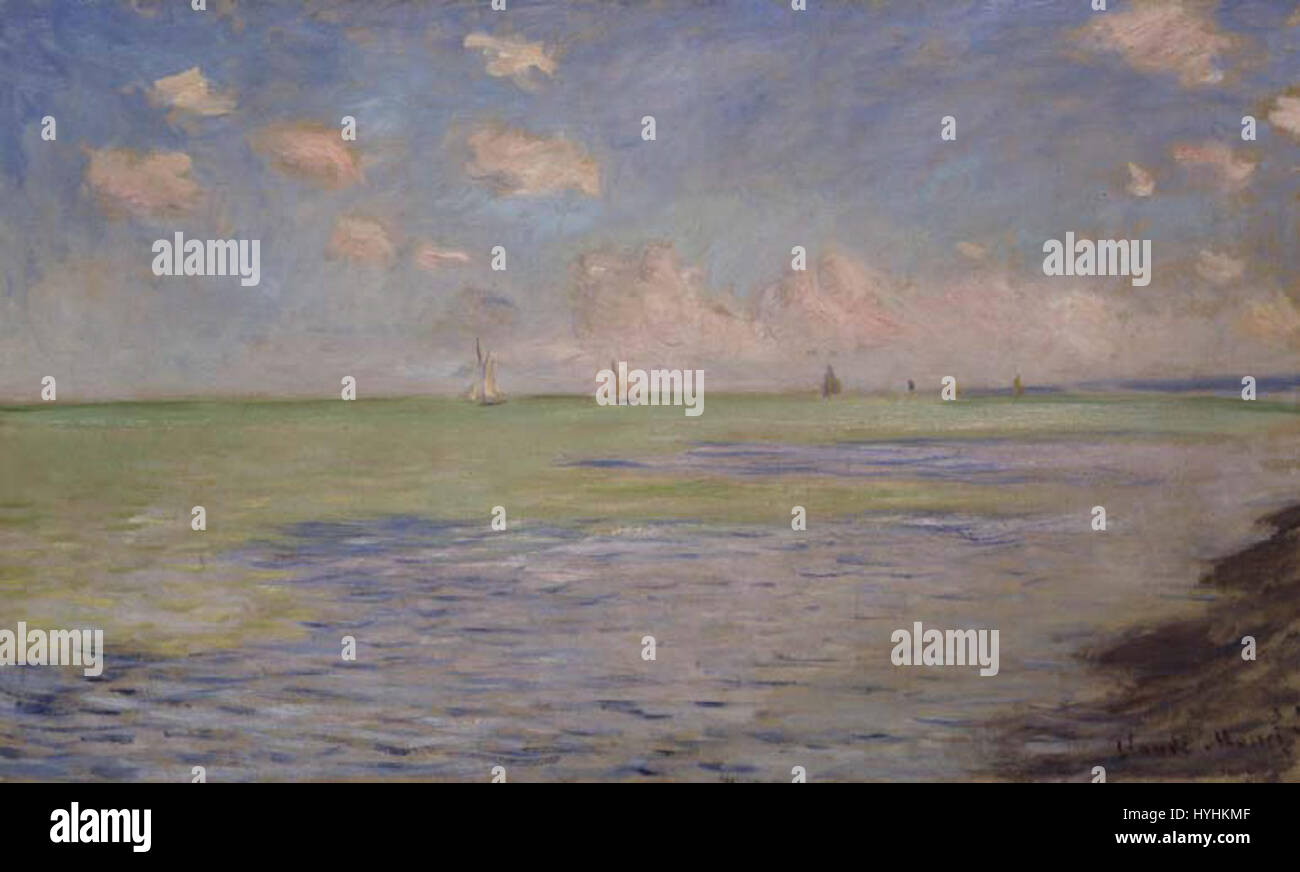 Monet sea and sky painting hi-res stock photography and images - Alamy