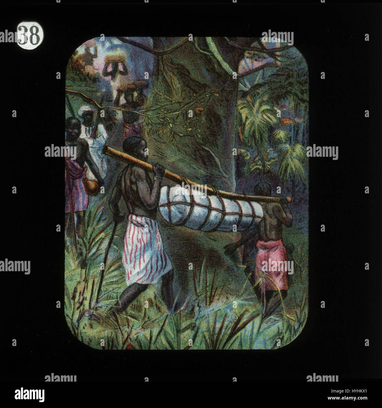 This print by The London Missionary Society depicts the tragic scene of ...