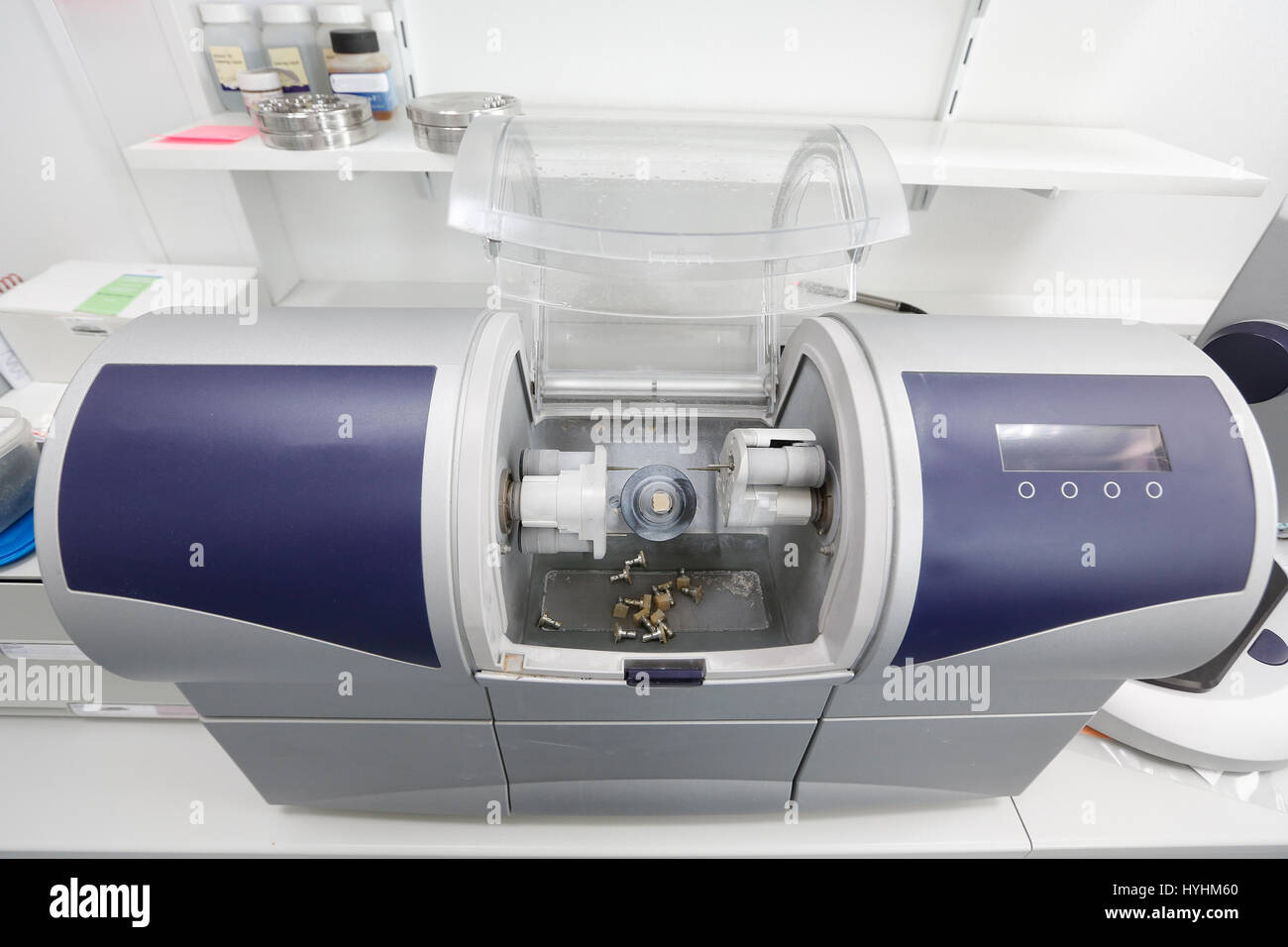 CAD/CAM dental computer-aided machine in a highly modern dental ...