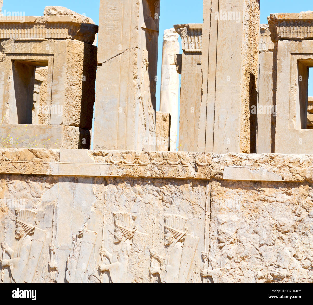 in iran persepolis the old ruins historical destination monuments and ...