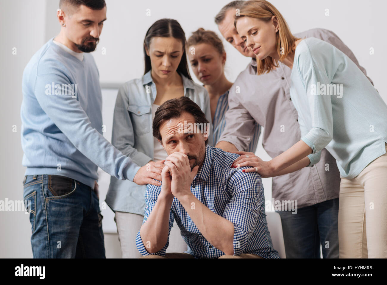Thoughtful man looking at the distance Stock Photo - Alamy Thoughtful man looking at the distance Stock Photo - Alamy