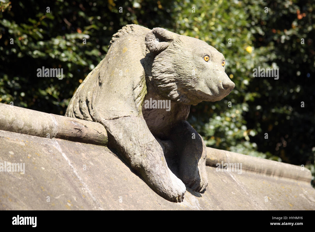 Cardiff, Wales, UK , September 14, 2016 : Bear Sculpture from the ...