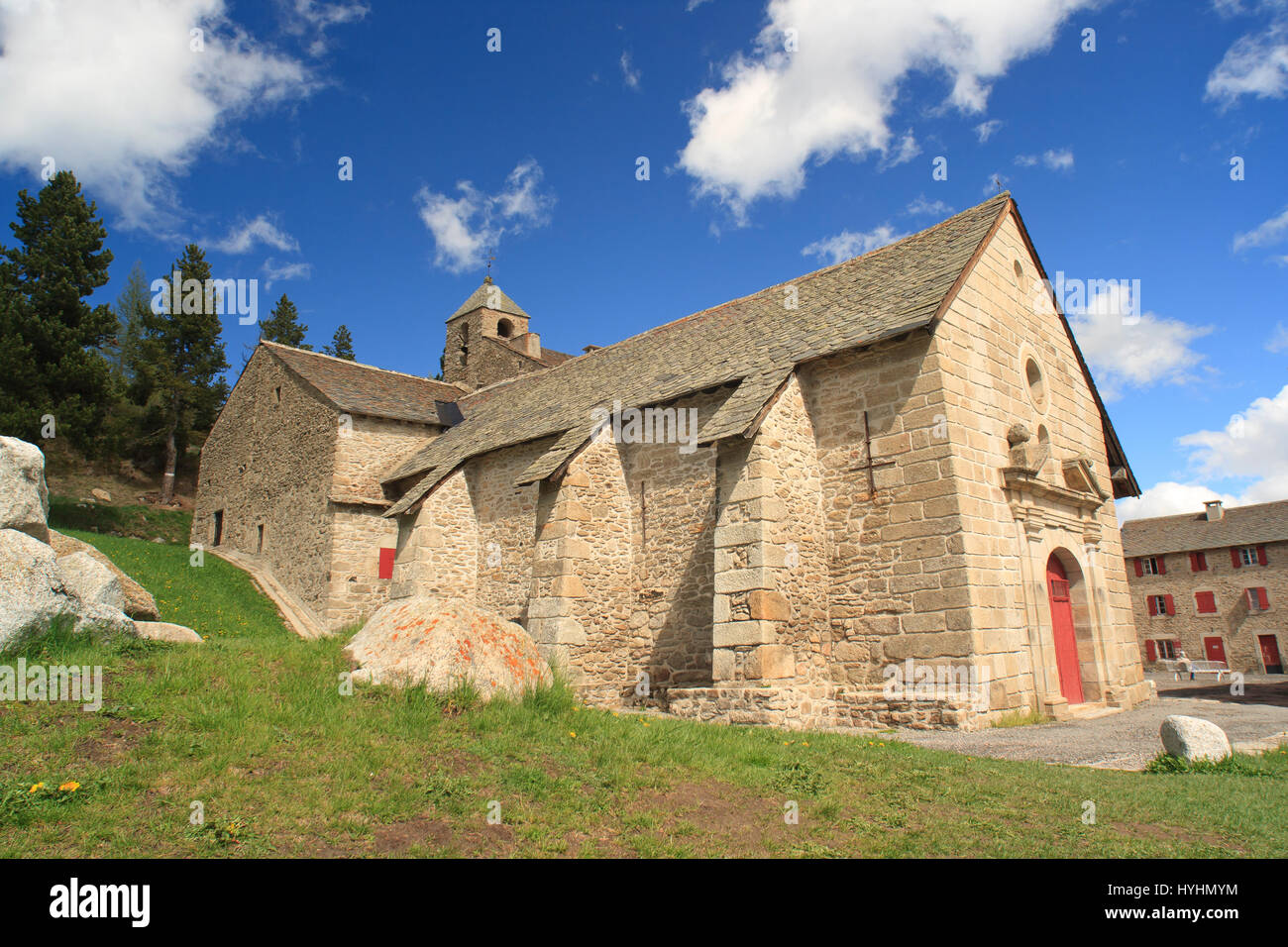 France, Pyrénées-Orientales (66), Font-Romeu, chapelle de l'Ermitage ...