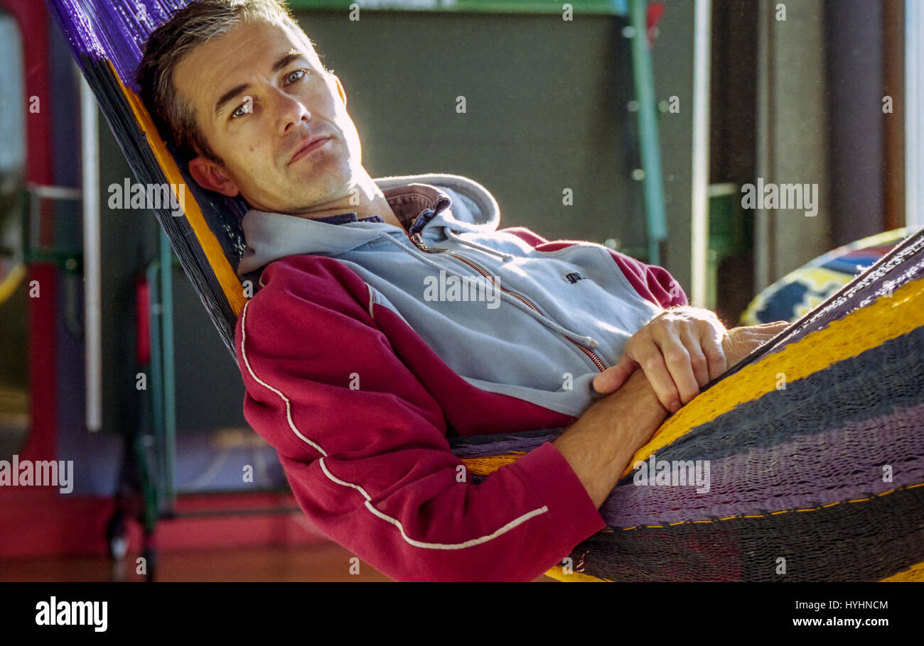 Writer Geoff Dyer at home in Hove in 1999 Stock Photo - Alamy