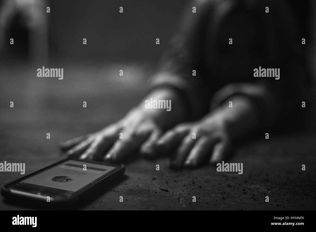 Kidnapped woman dark hi-res stock photography and images - Alamy