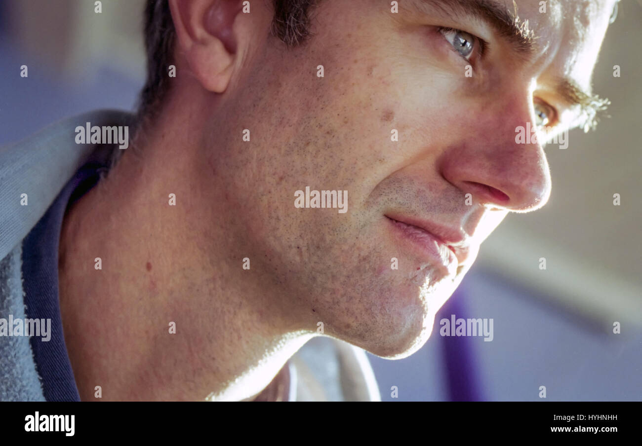 Writer Geoff Dyer at home in Hove in 1999 Stock Photo - Alamy