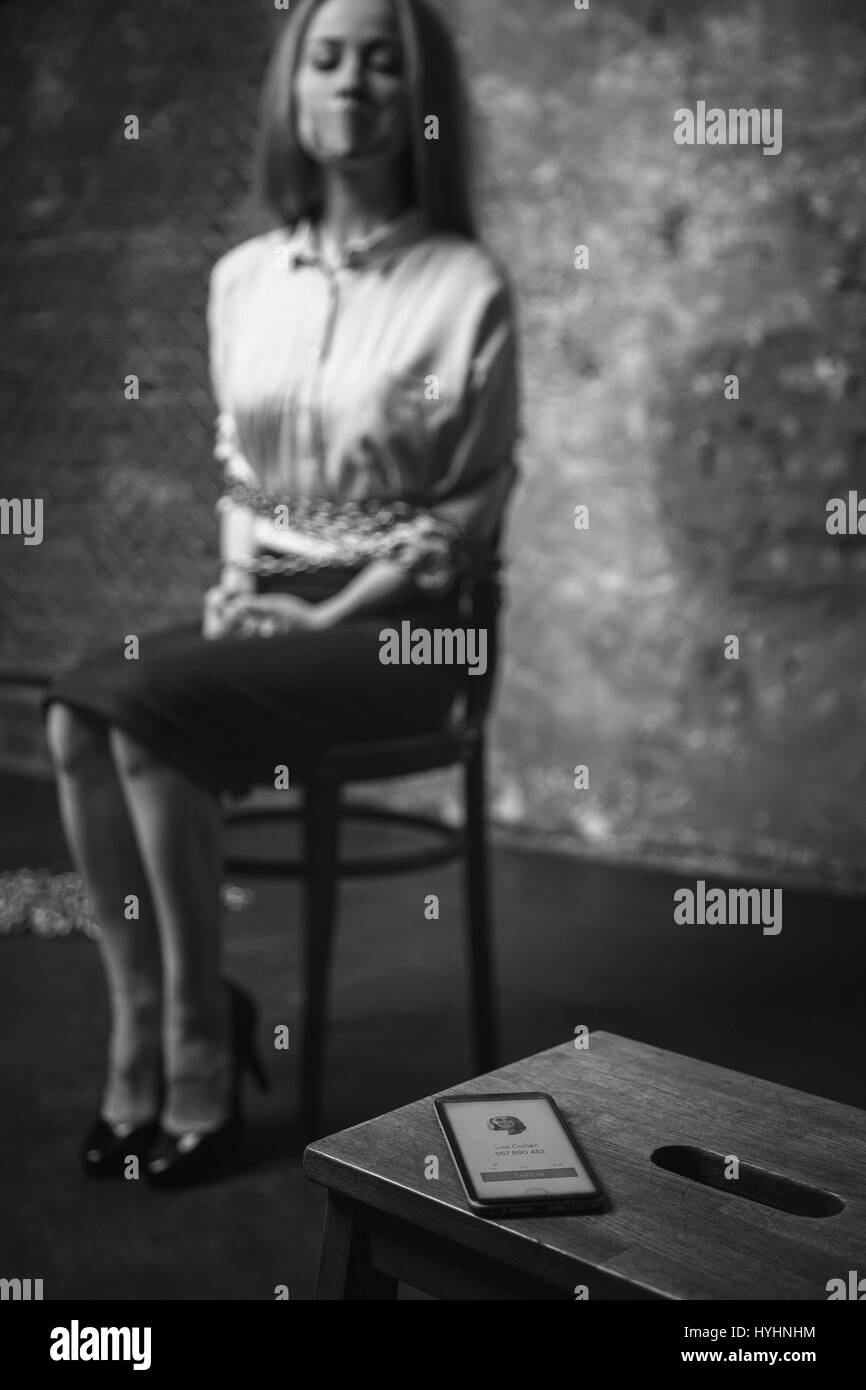 Gadget lady Black and White Stock Photos & Images - Alamy