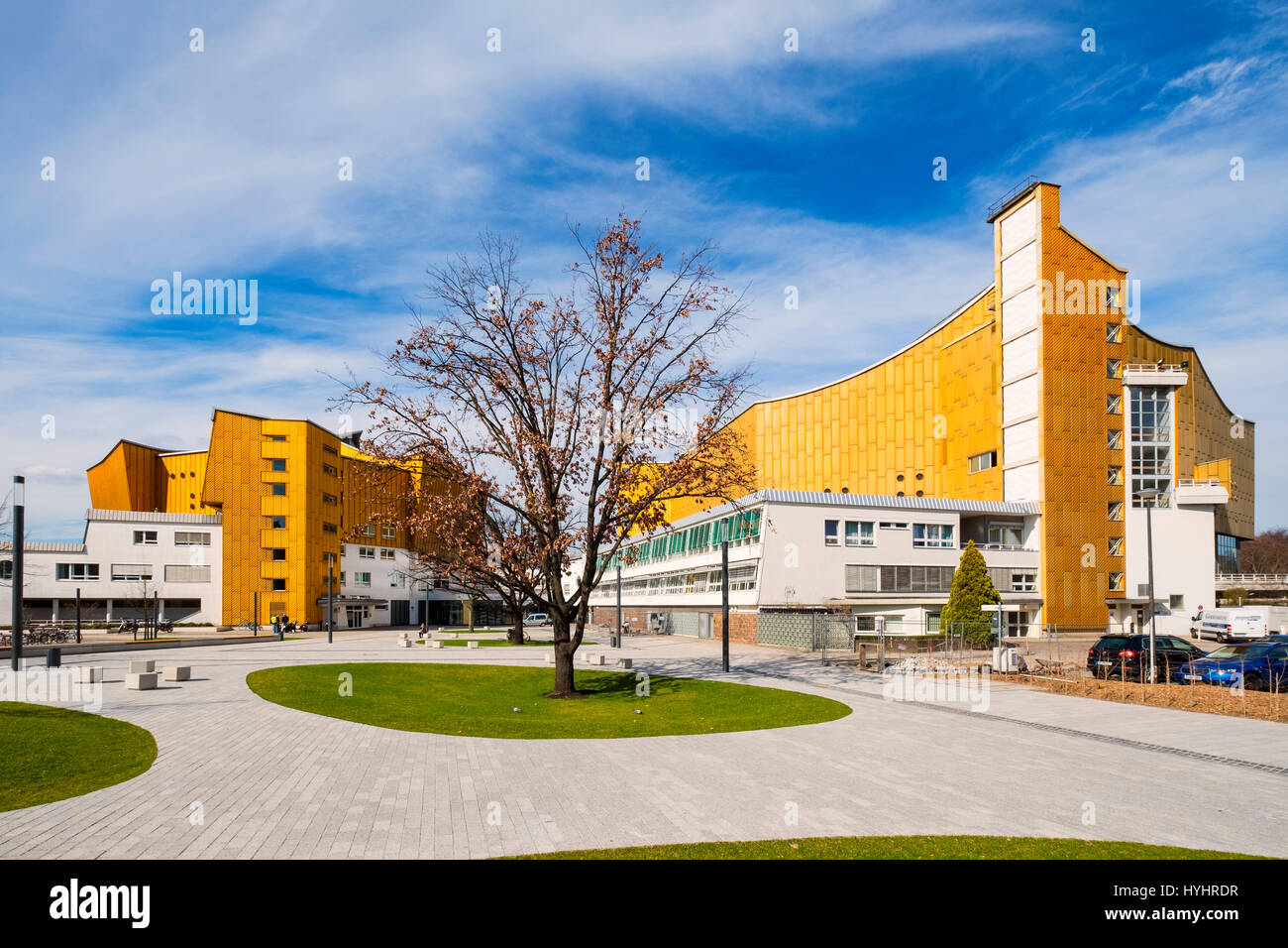 View of Berlin Philharmonie concert halls, home of Berlin Philharmonic ...