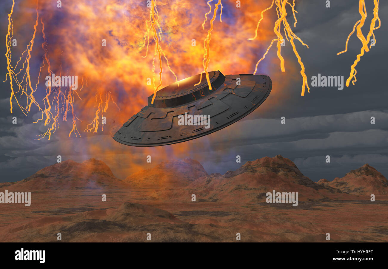 The Roswell UFO Incident Of 1947 Stock Photo - Alamy
