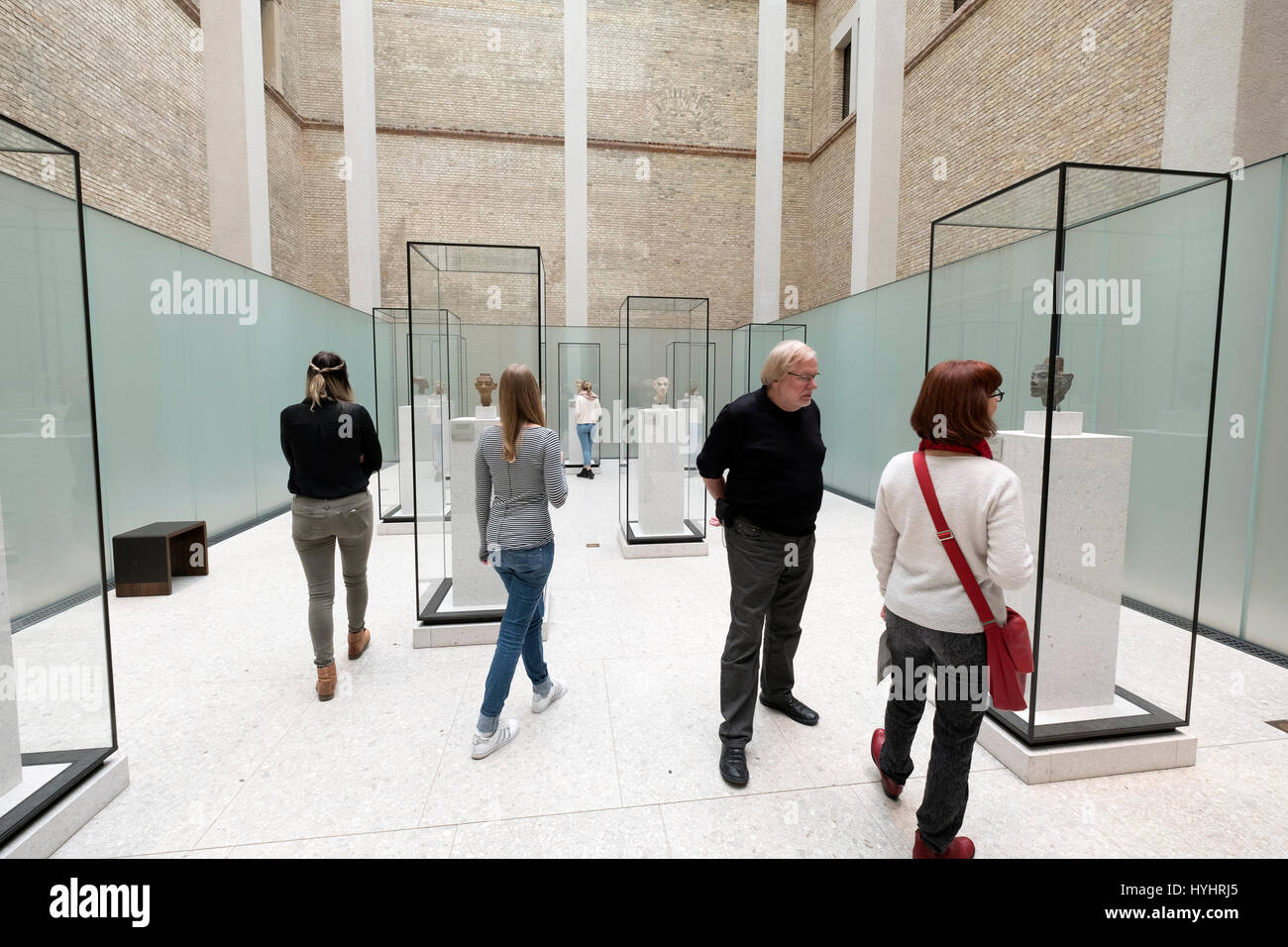 Interior of Neues Museum on Museum Island , Museumsinsel, Berlin ...