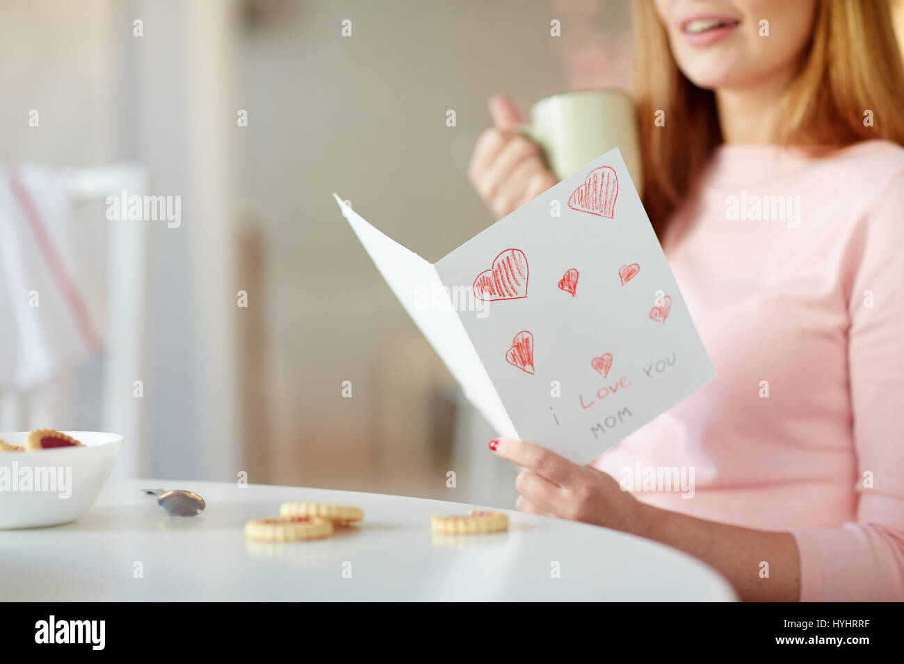 Reading wishes for holiday Stock Photo - Alamy