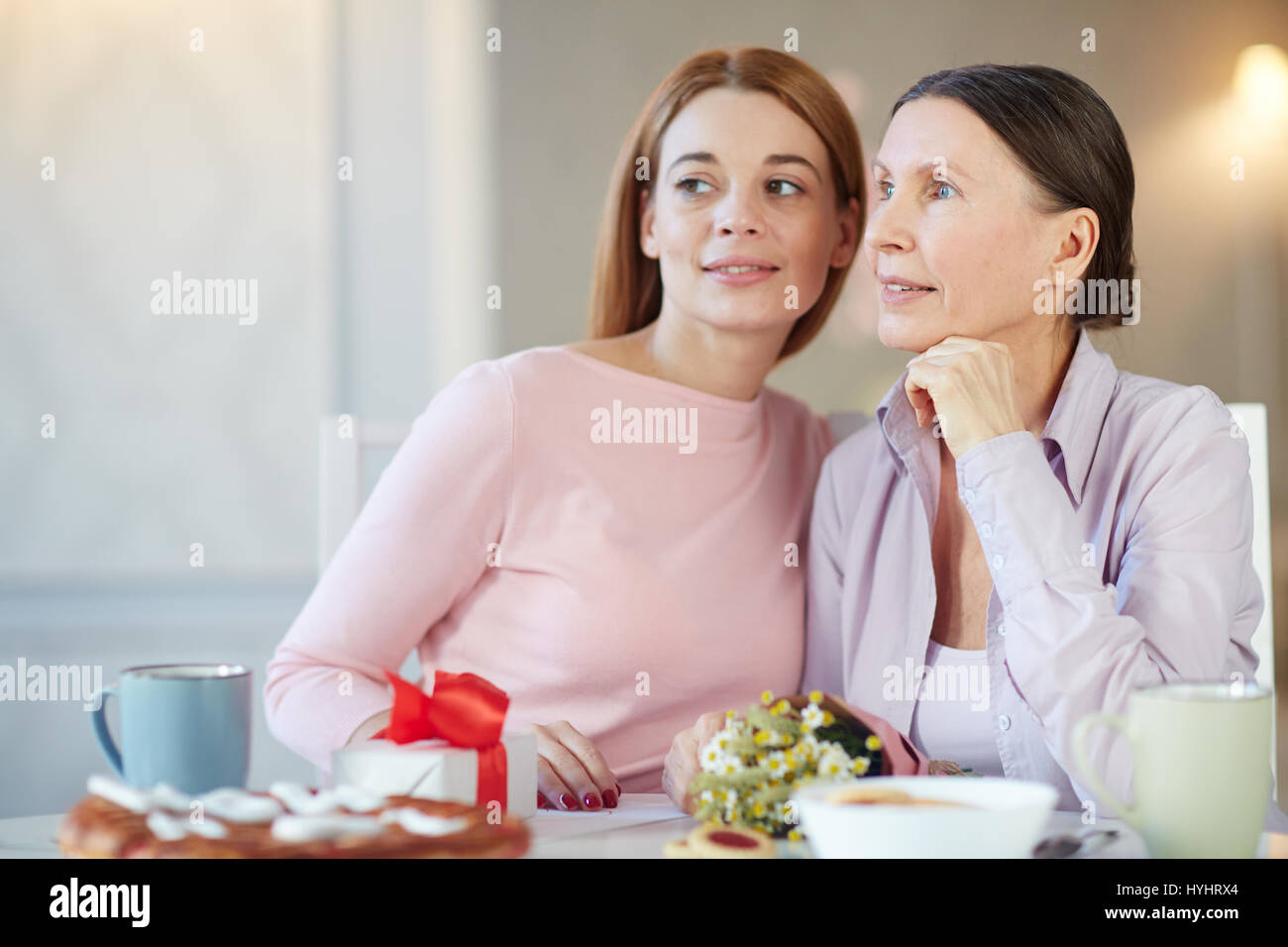 Serene women hi-res stock photography and images - Alamy
