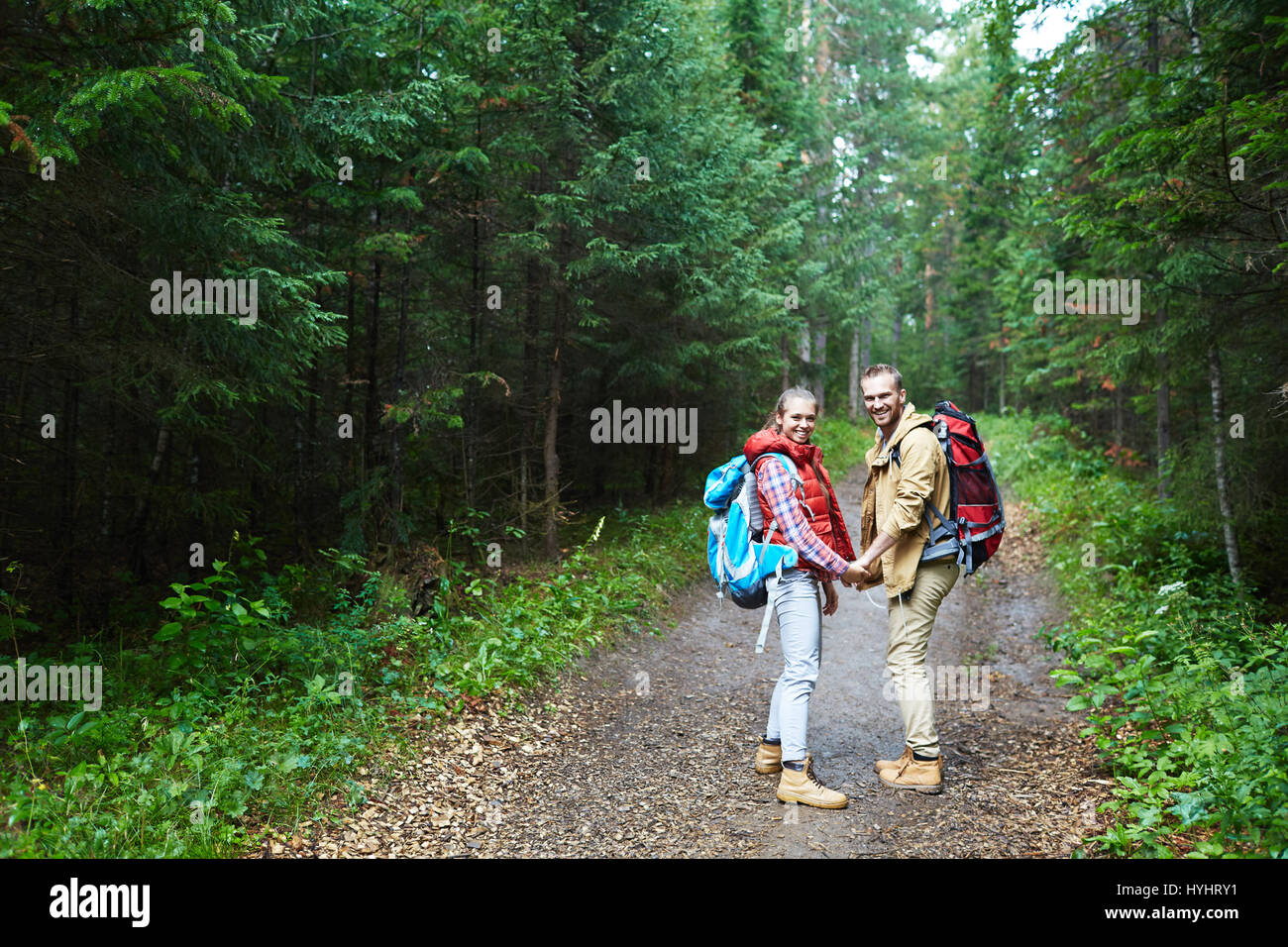 Tourists happy natural hi-res stock photography and images - Alamy