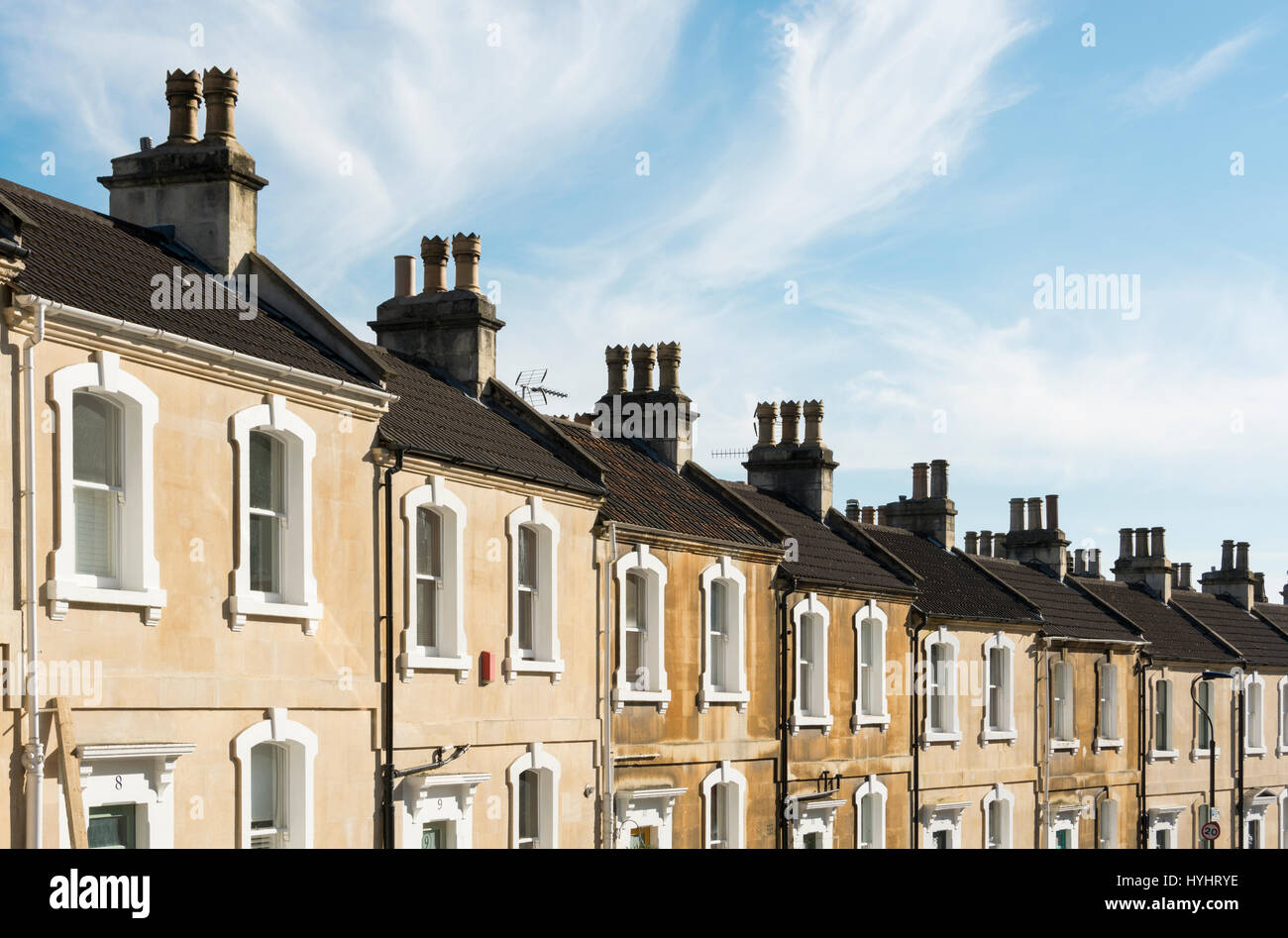 Bathstone terraces in Bath, England Stock Photo - Alamy
