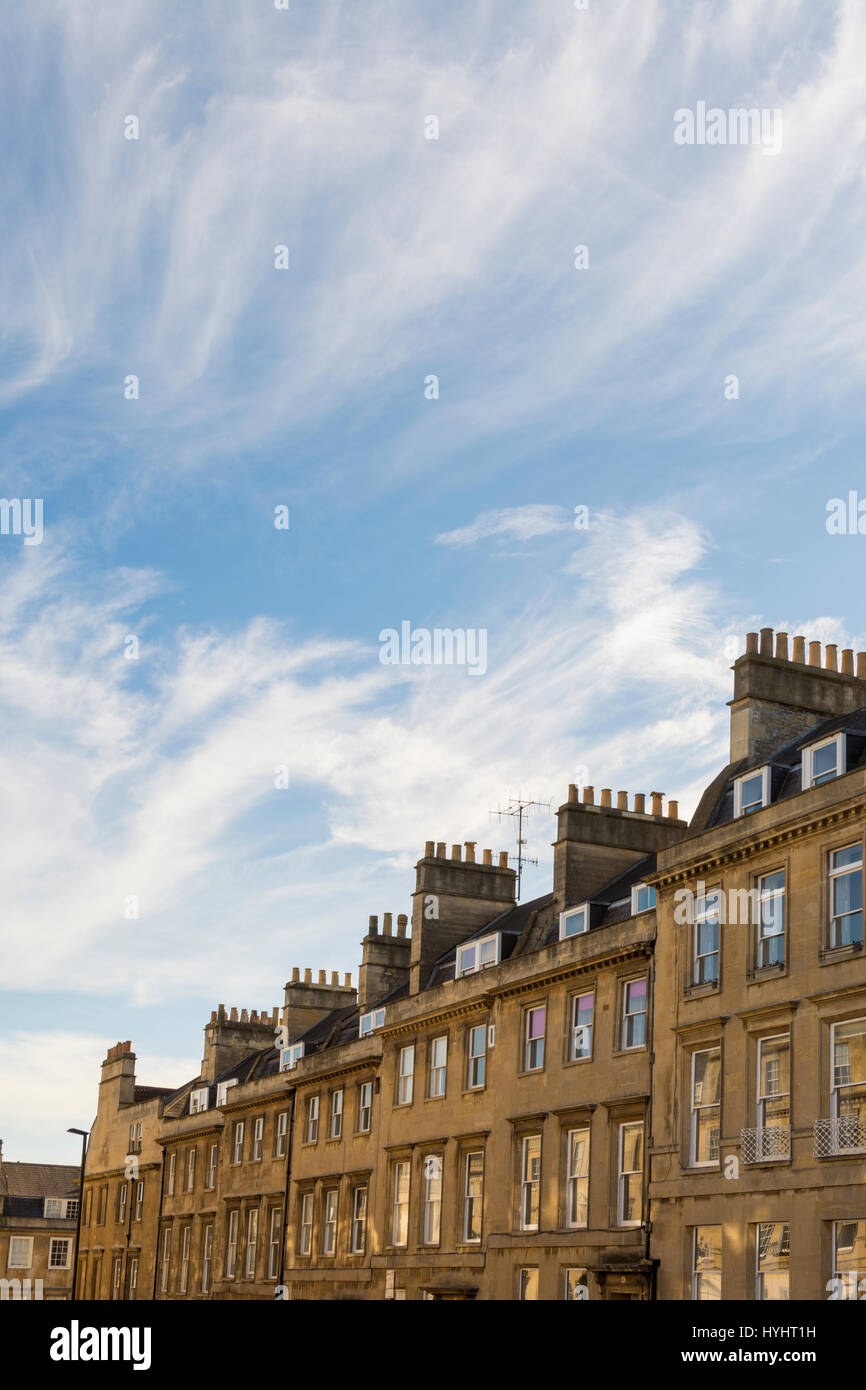 Bathstone terraces in Bath, England Stock Photo - Alamy
