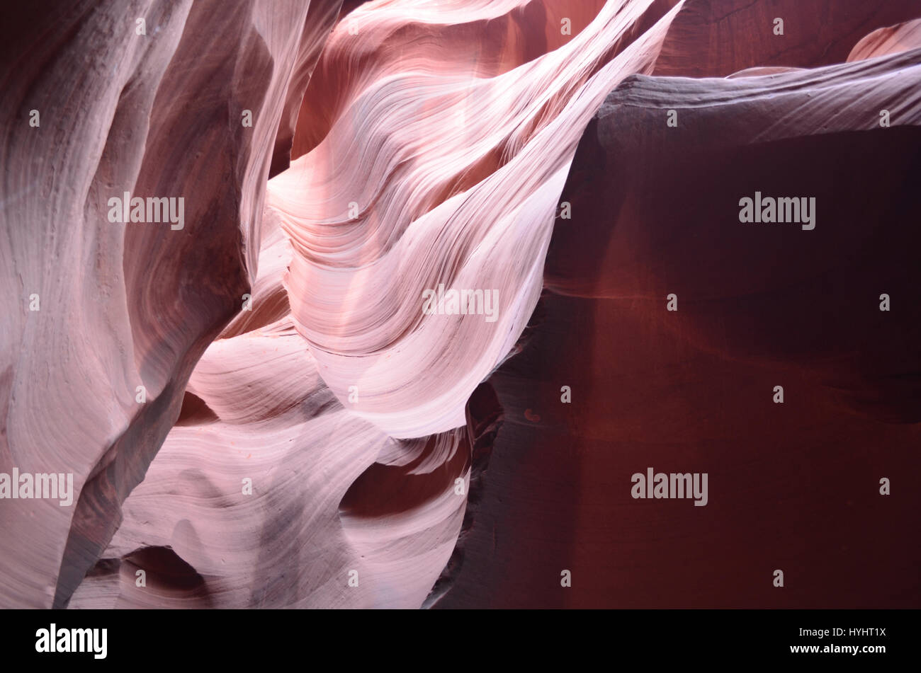 Sandstone canyon carved out from the red rock Stock Photo - Alamy