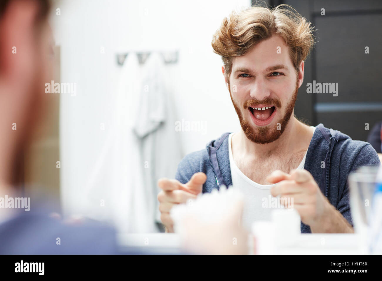 Morning grooming hi-res stock photography and images - Alamy