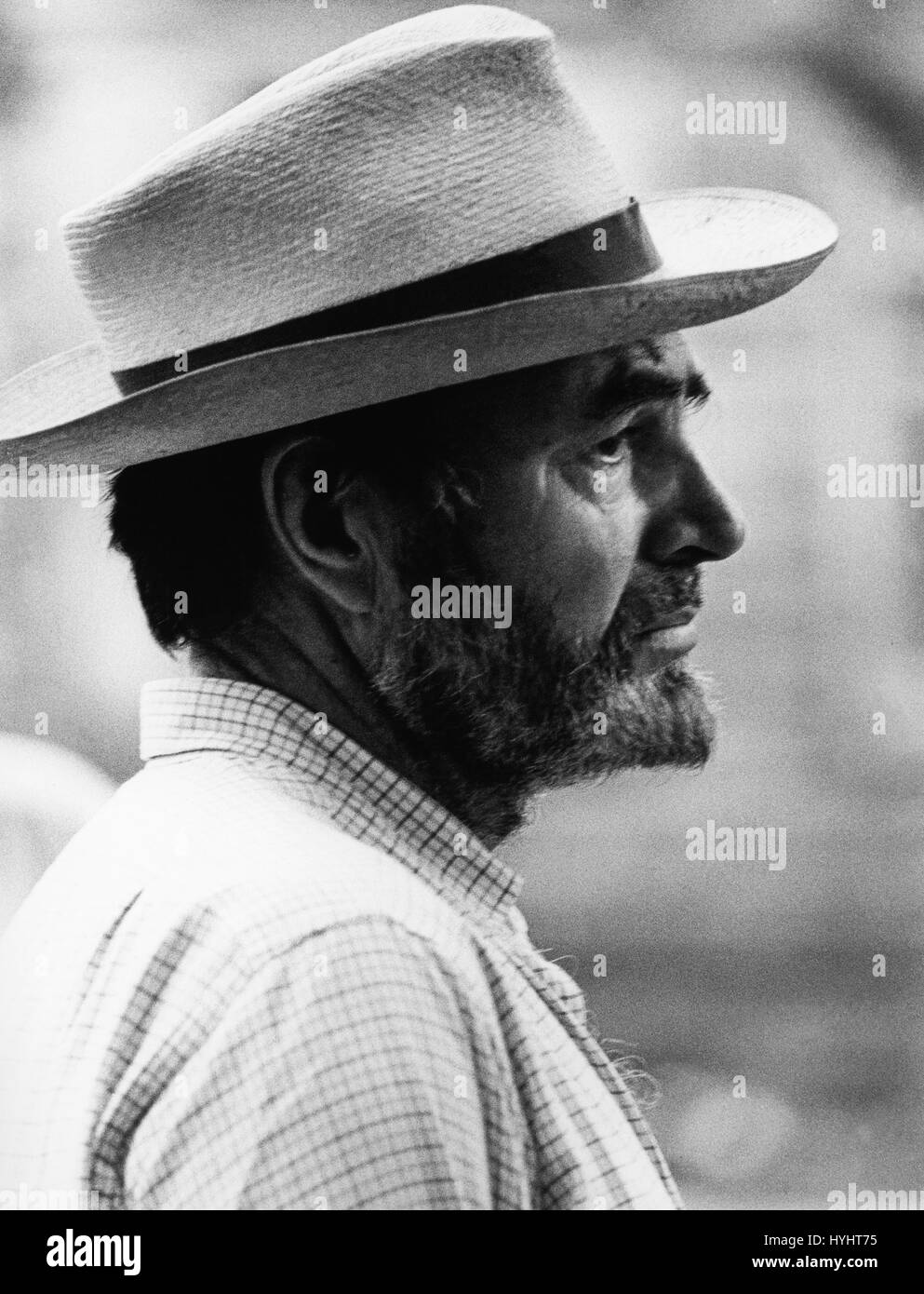 JAMES MASON British actor during recording of Chekovs Seagull directed ...