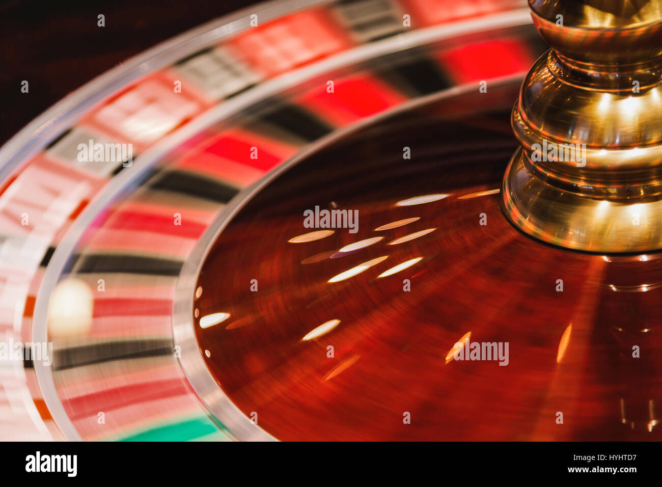 Roulette wheel spinning ball hi-res stock photography and images - Alamy