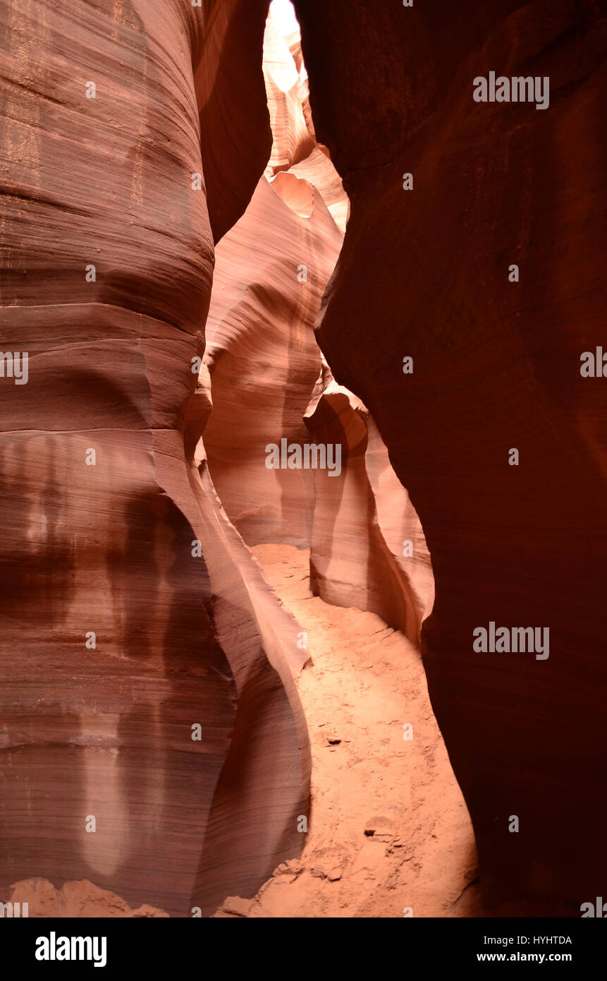 Beautiful pathway through Antelope Canyon in Arizona Stock Photo - Alamy