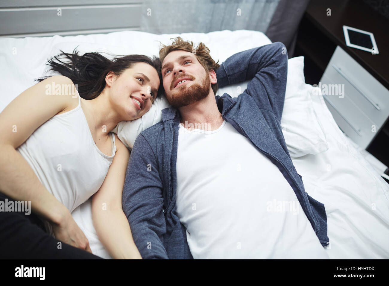 Rest in bed Stock Photo - Alamy