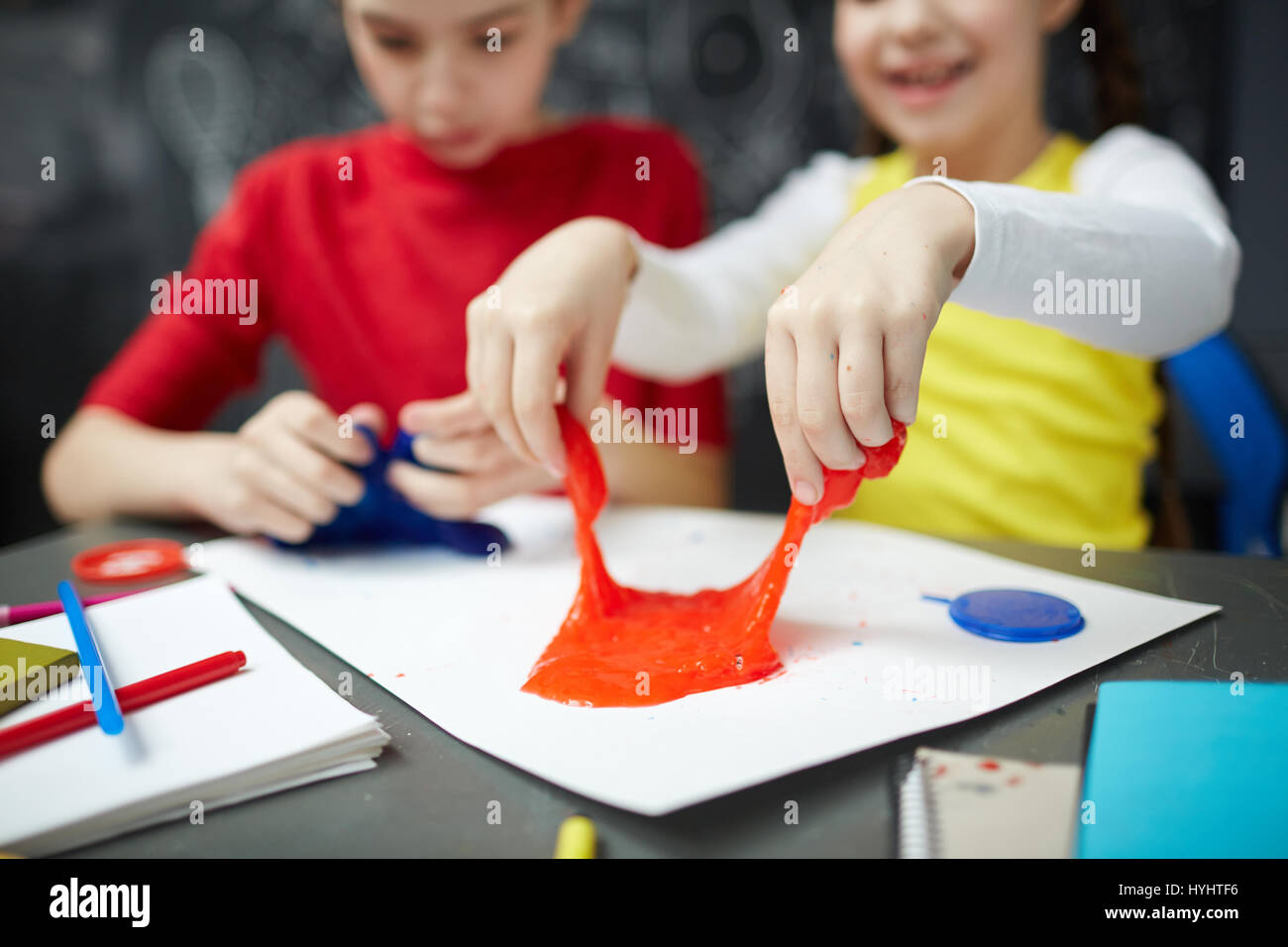 Play with slime hi-res stock photography and images - Alamy