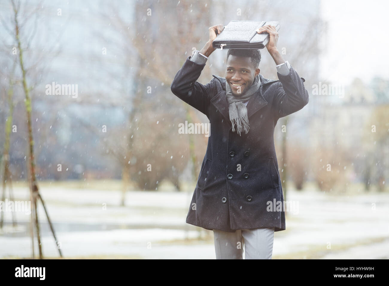 African american happy man hi-res stock photography and images - Alamy