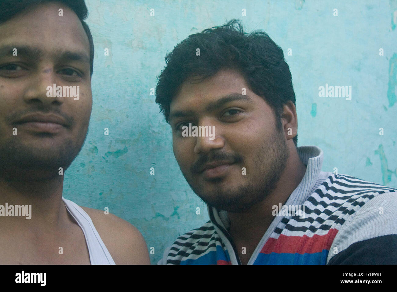 two man standing Stock Photo - Alamy