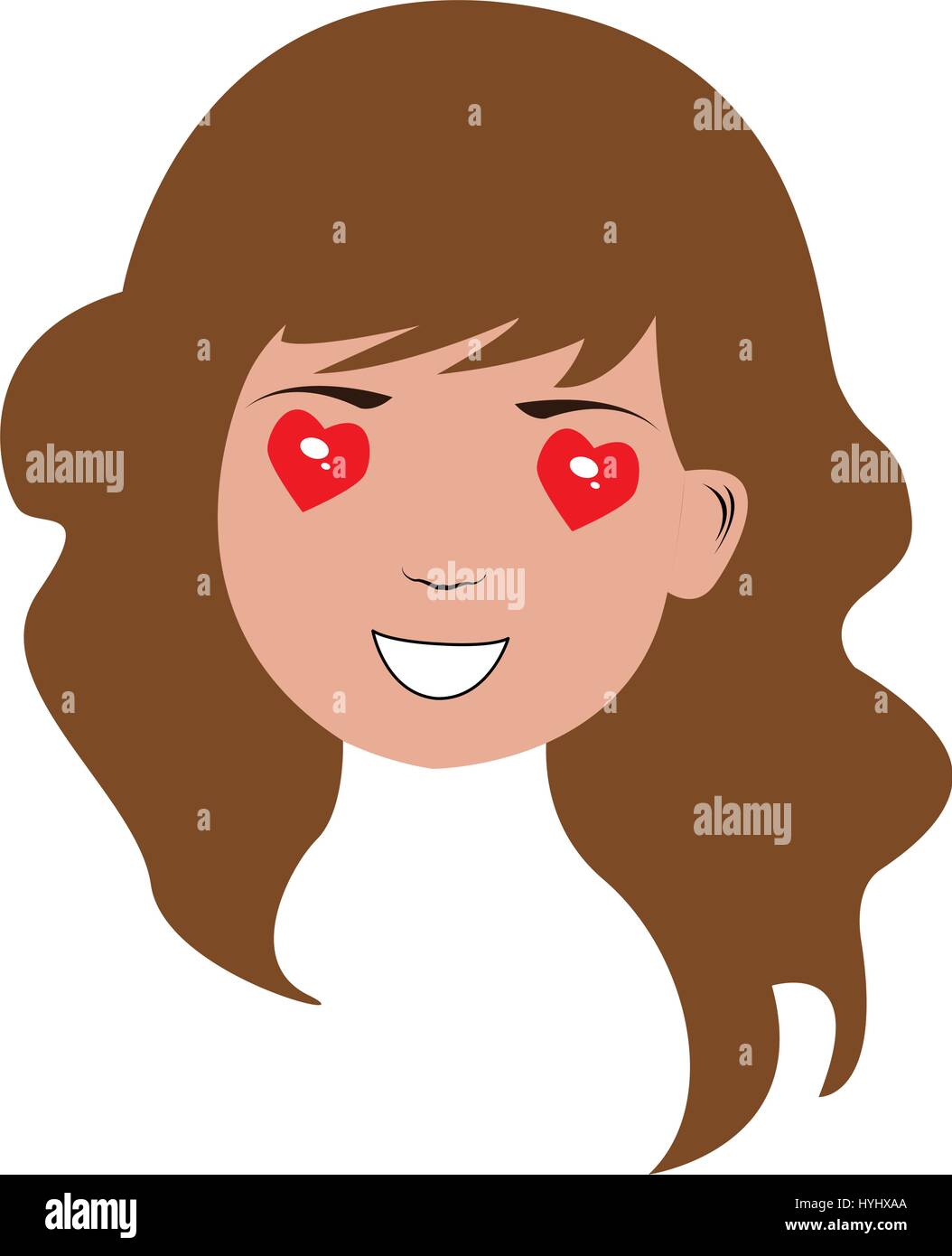 Isolated happy avatar Stock Vector Image & Art - Alamy