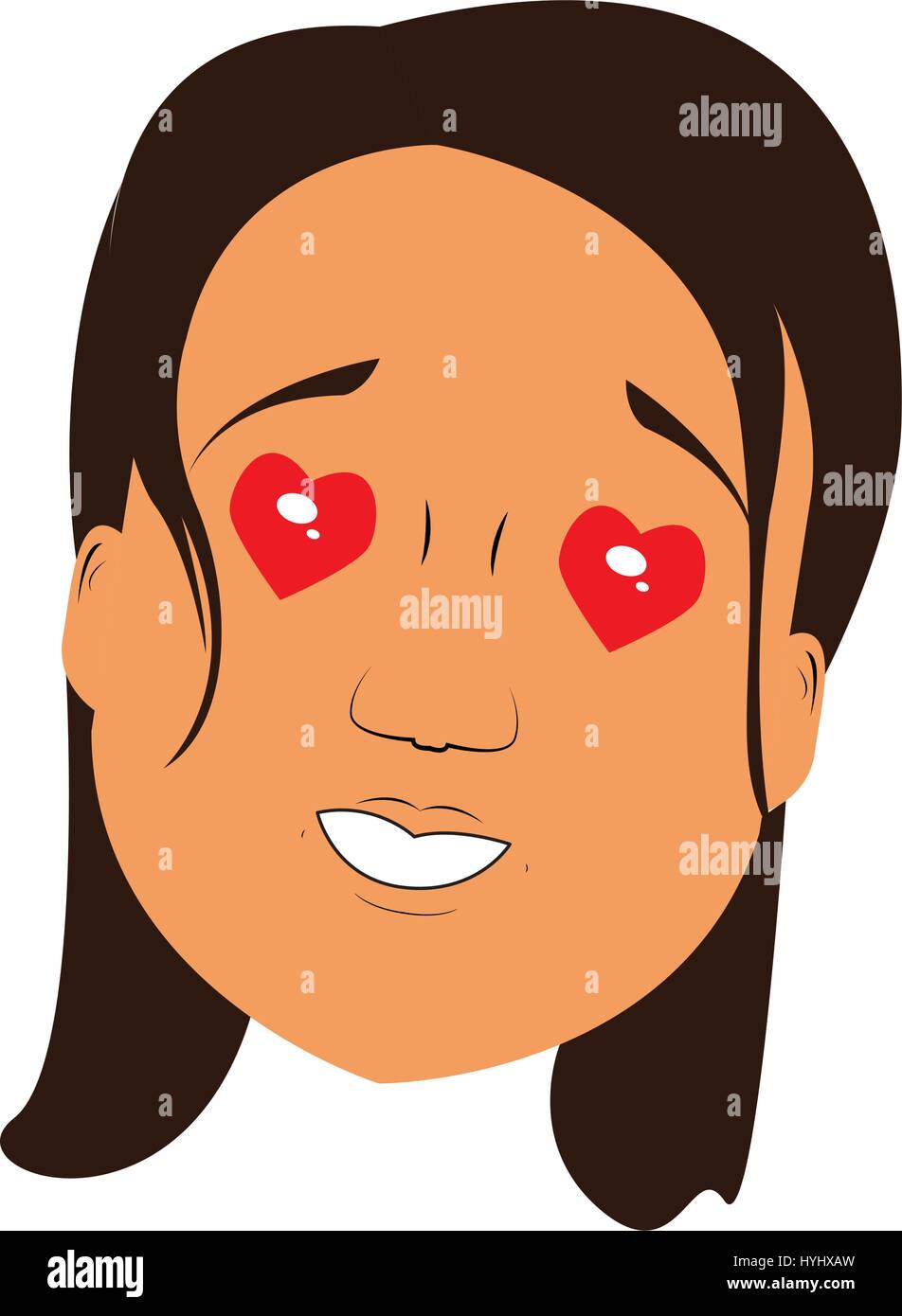 Isolated happy avatar Stock Vector Image & Art - Alamy