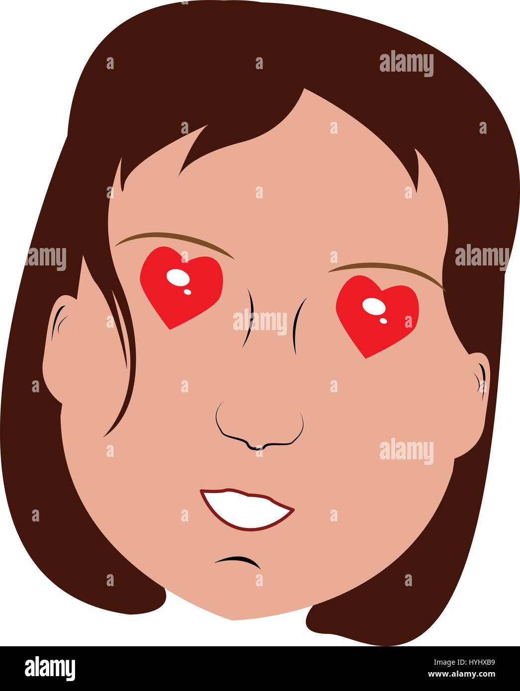Isolated happy avatar Stock Vector Image & Art - Alamy