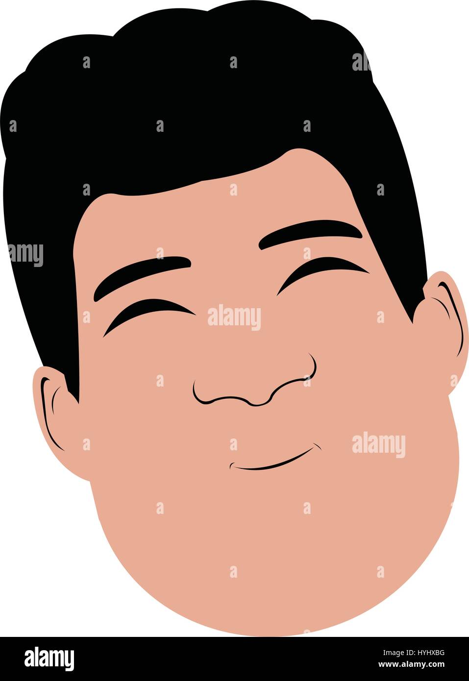 Isolated happy avatar Stock Vector Image & Art - Alamy