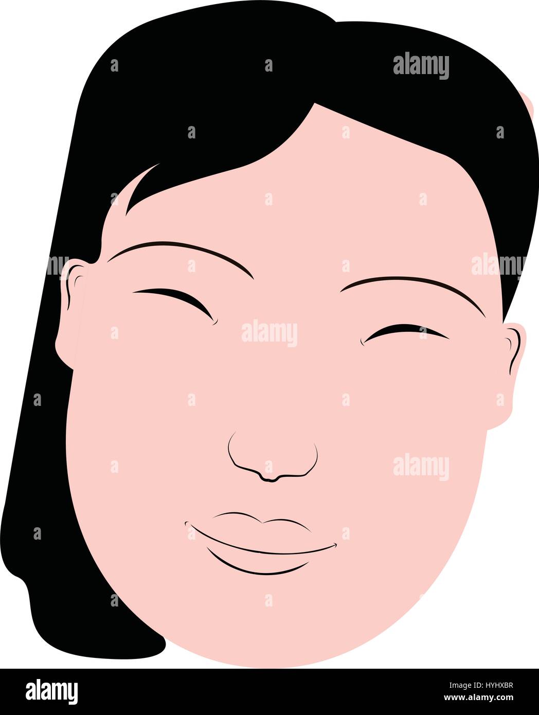Isolated happy avatar Stock Vector Image & Art - Alamy
