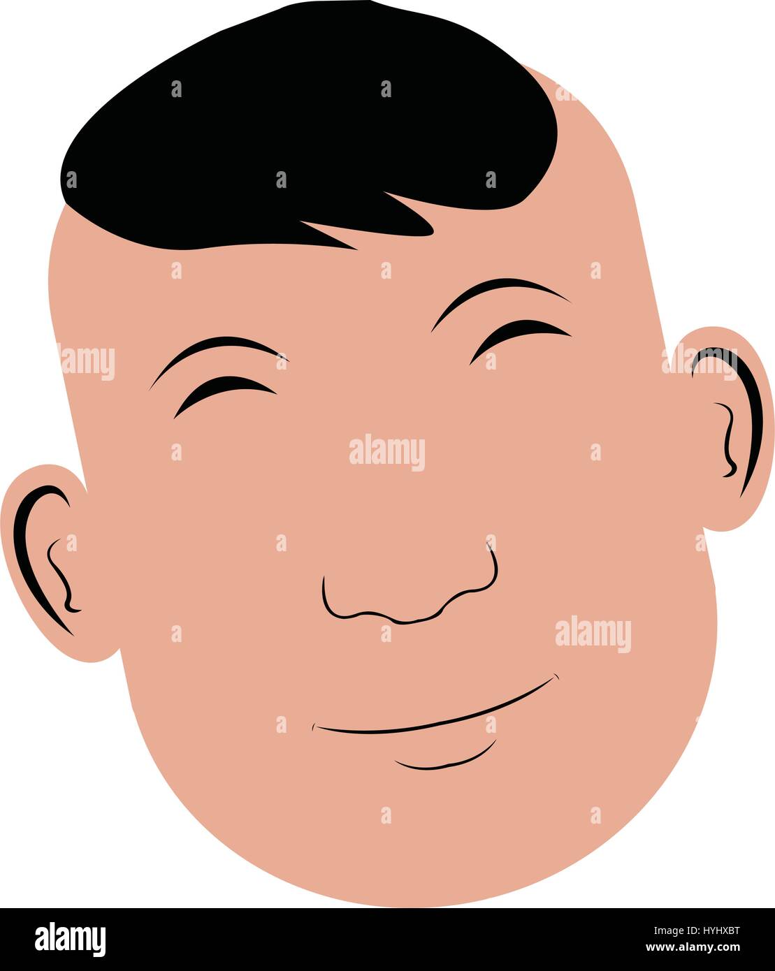 Isolated happy avatar Stock Vector Image & Art - Alamy