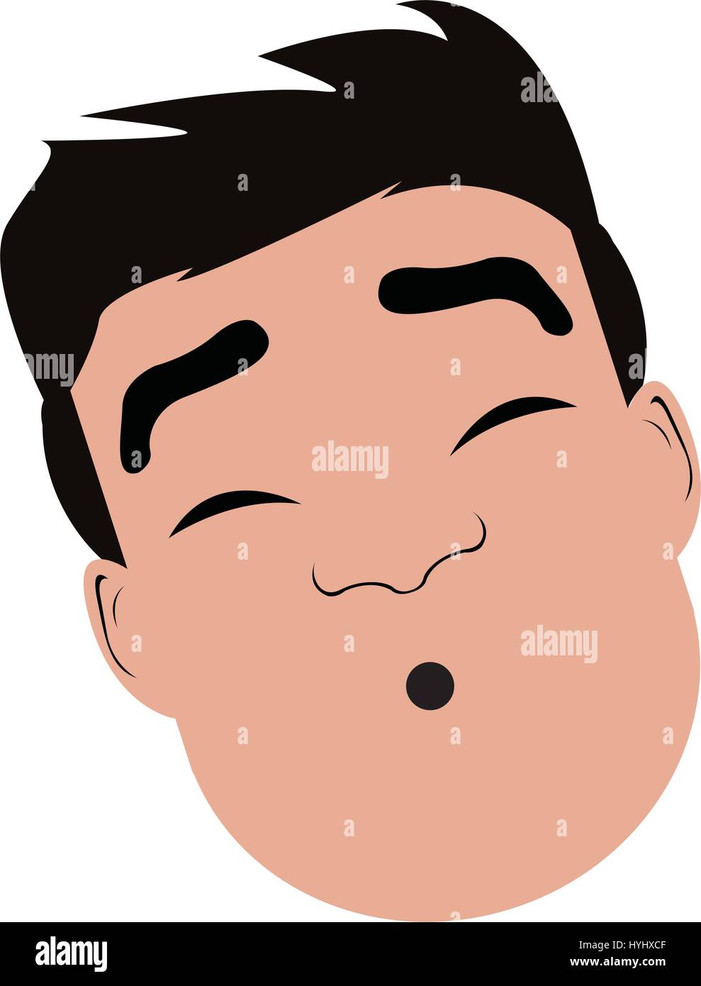 Isolated happy avatar Stock Vector Image & Art - Alamy