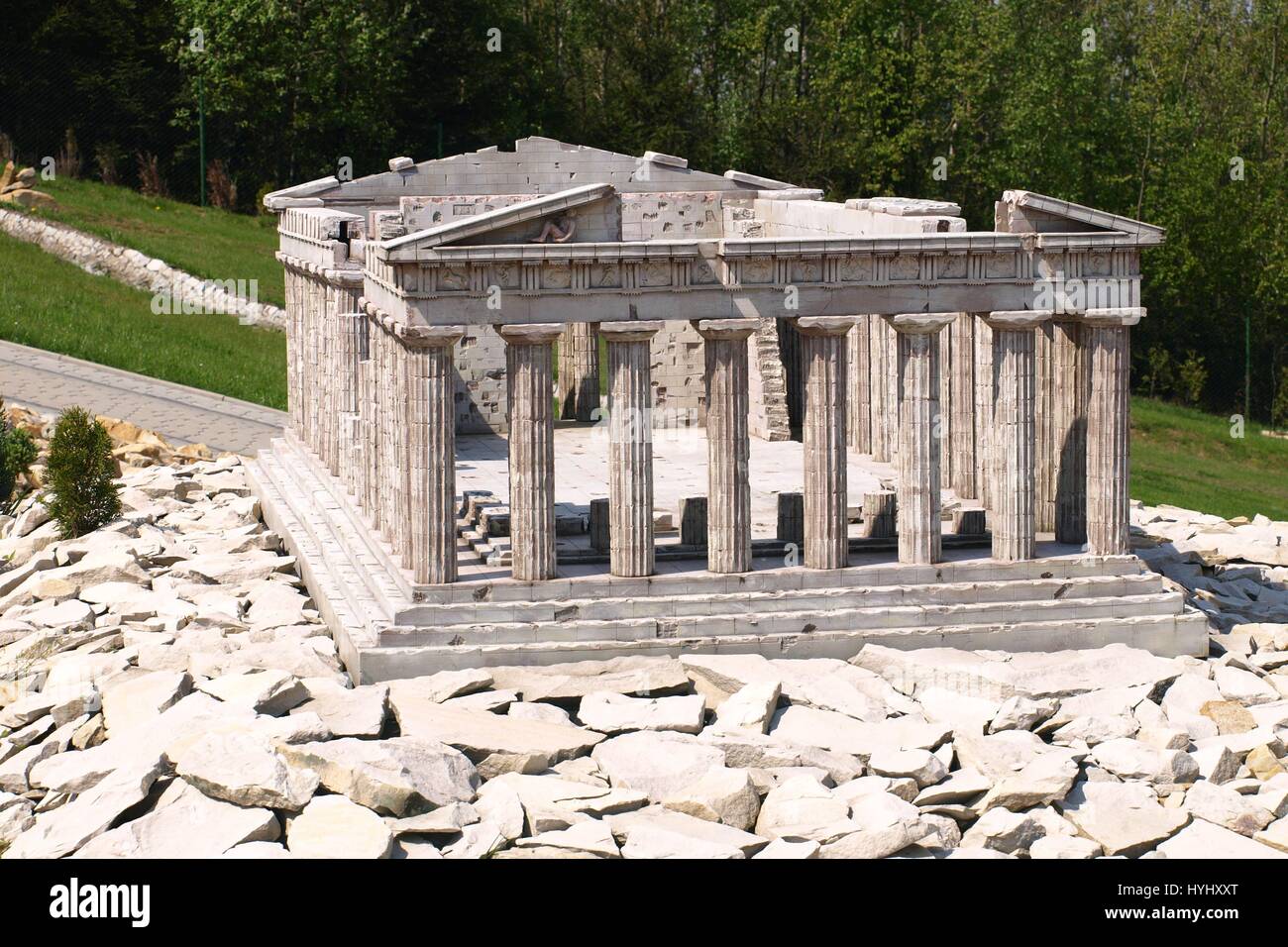Miniature acropolis from greece in hi-res stock photography and images ...