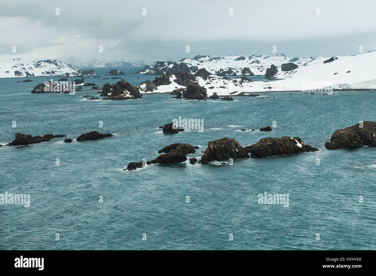 Rocks and rocky outcrops off King George Island, Antarctic Peninsula ...